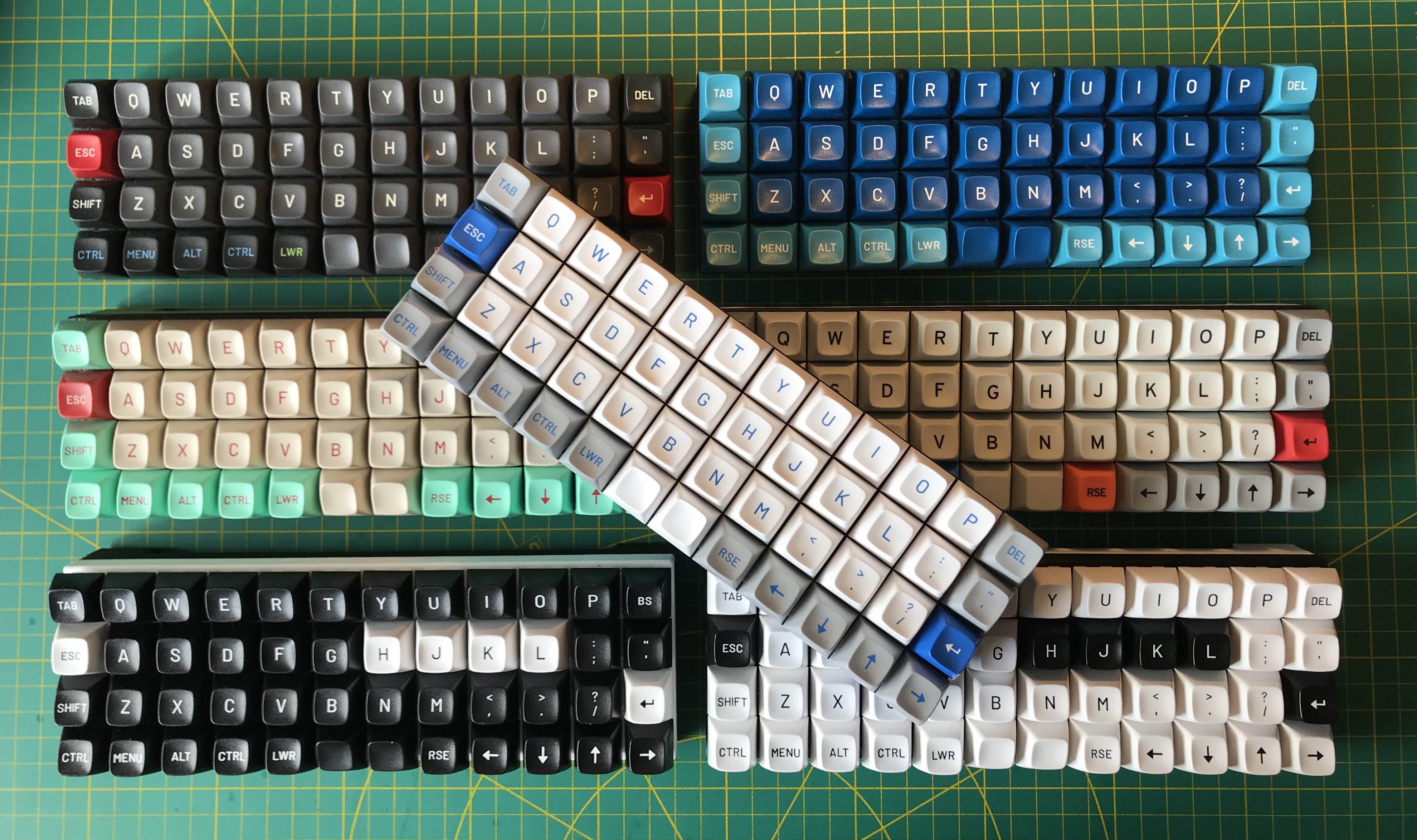 are high-profile(SA, MT3 etc) keycaps good for ortho keyboards? : r/olkb